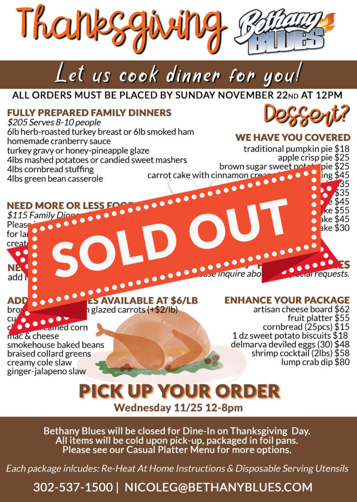 Bethany Beach & Lewes Barbeque, Bourbon & More | Bethany Blues